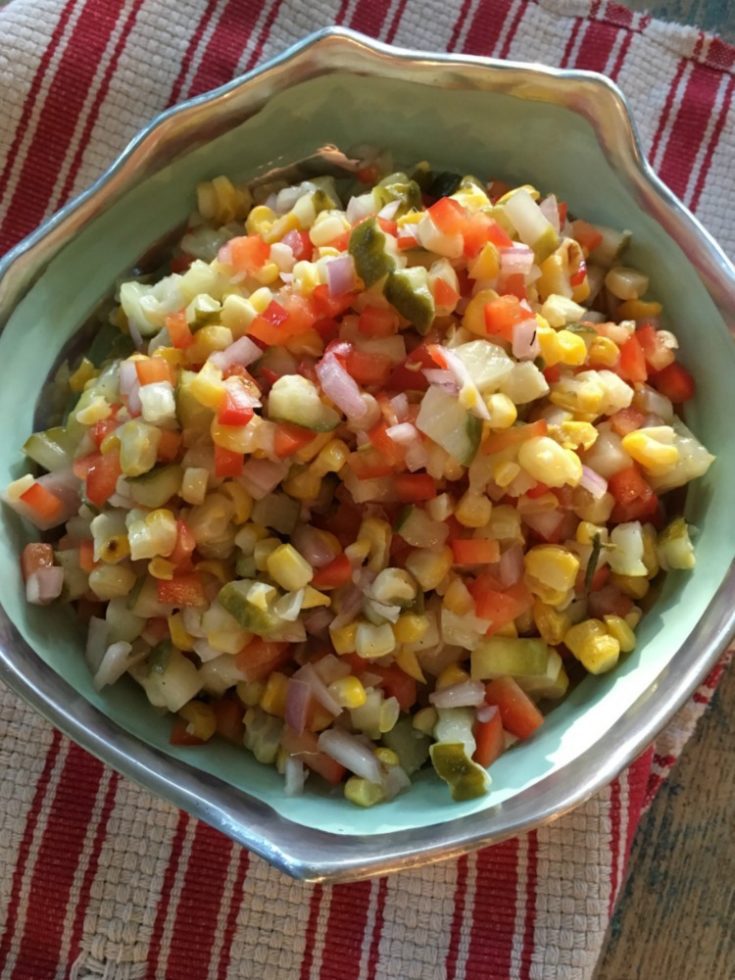 Israeli Corn + Pickle Salad - Debra Klein