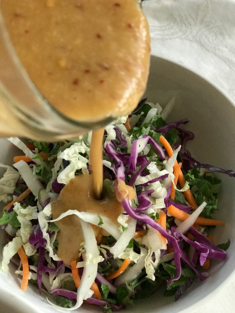 Summer Slaw with Ginger Miso Dressing - Debra Klein | Easy Plant Based Recipes