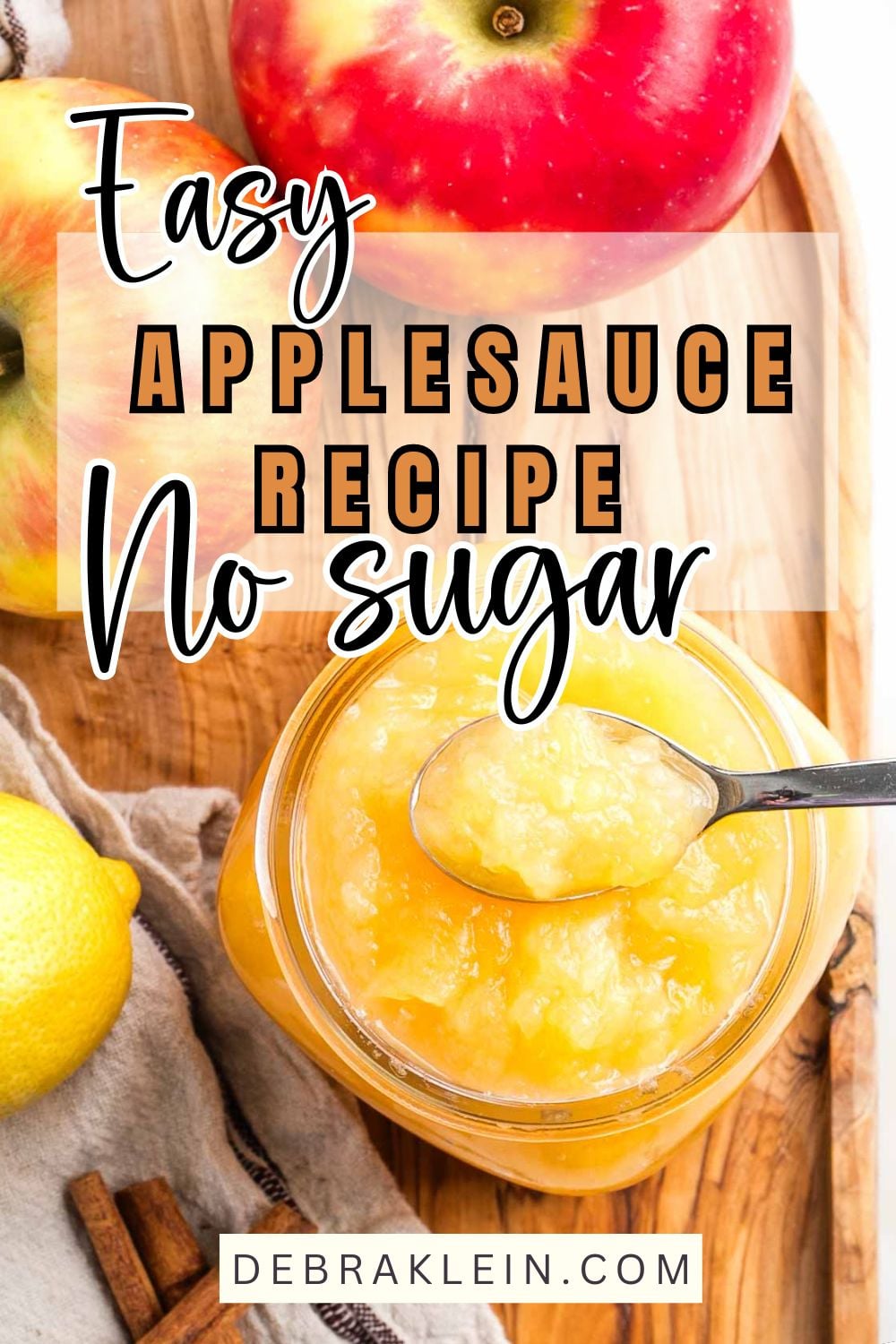No Sugar Applesauce Recipe - Debra Klein