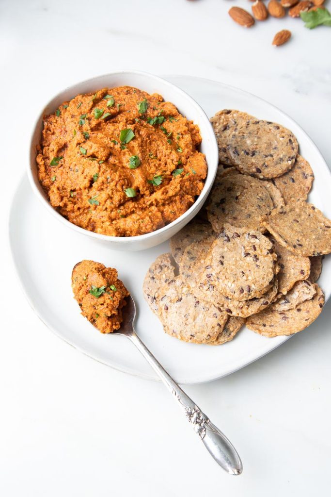 Oil-Free Romesco Dip - Debra Klein