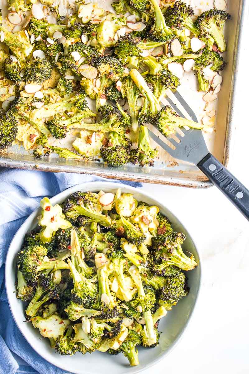 Oven Roasted Crispy Broccoli - Debra Klein