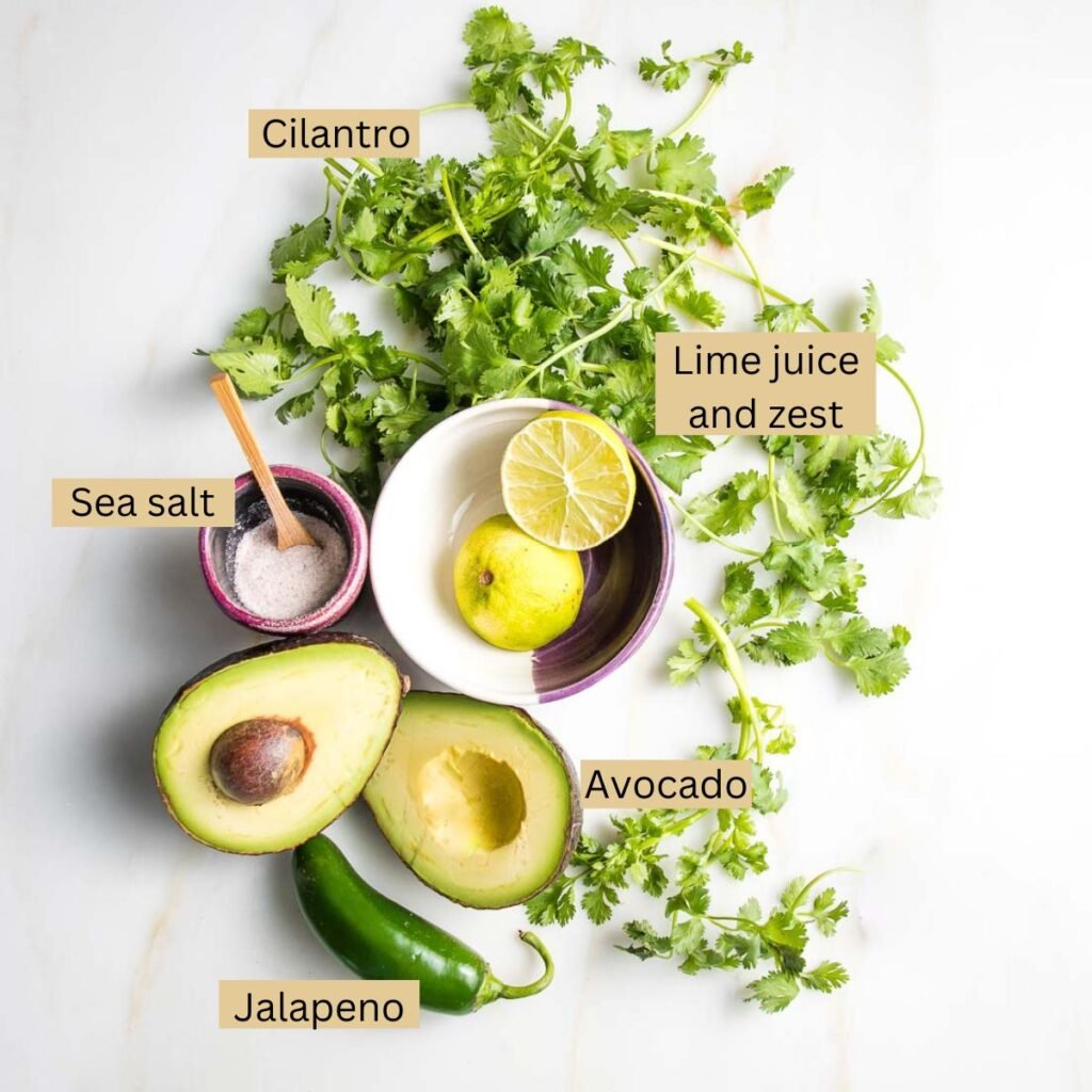 Vegan Avocado Cilantro dressing- Debra Klein