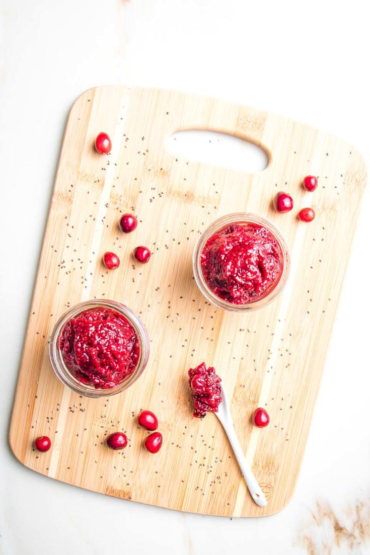 Cranberry Chia Jam Recipe - Debra Klein