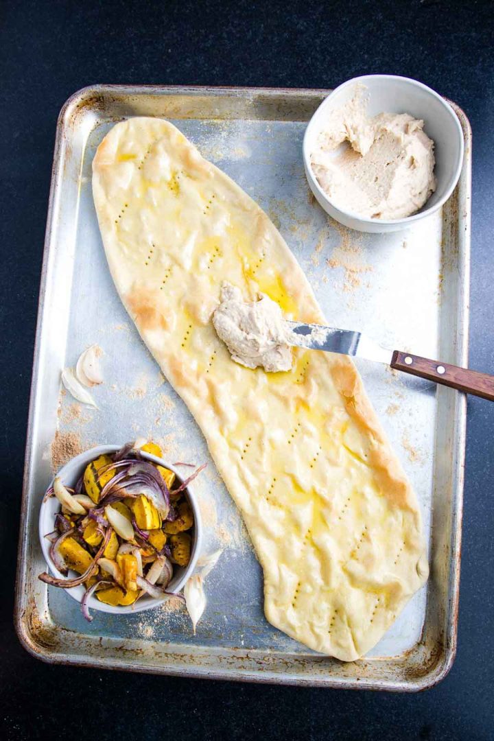Easy Vegan Flatbread Recipe - Debra Klein