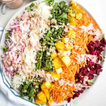 Healthy Healthy Rainbow Salad - Debra Klein | Easy Plant Based Recipes
