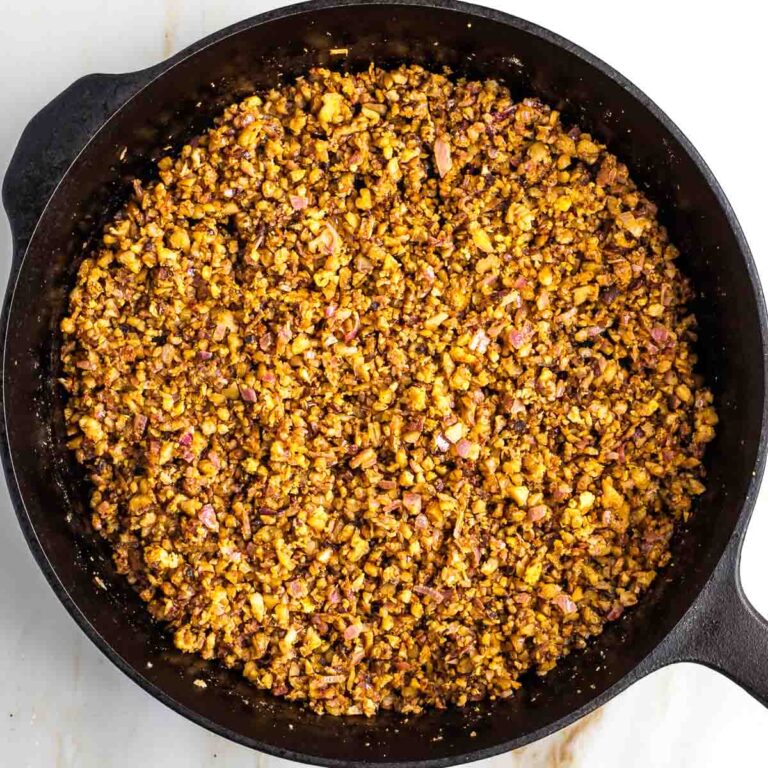 Vegan Ground Beef Recipe with Mushrooms & Lentils - Debra Klein