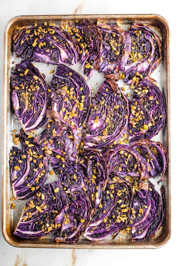 Easy Oven Roasted Red Cabbage Recipe - Debra Klein