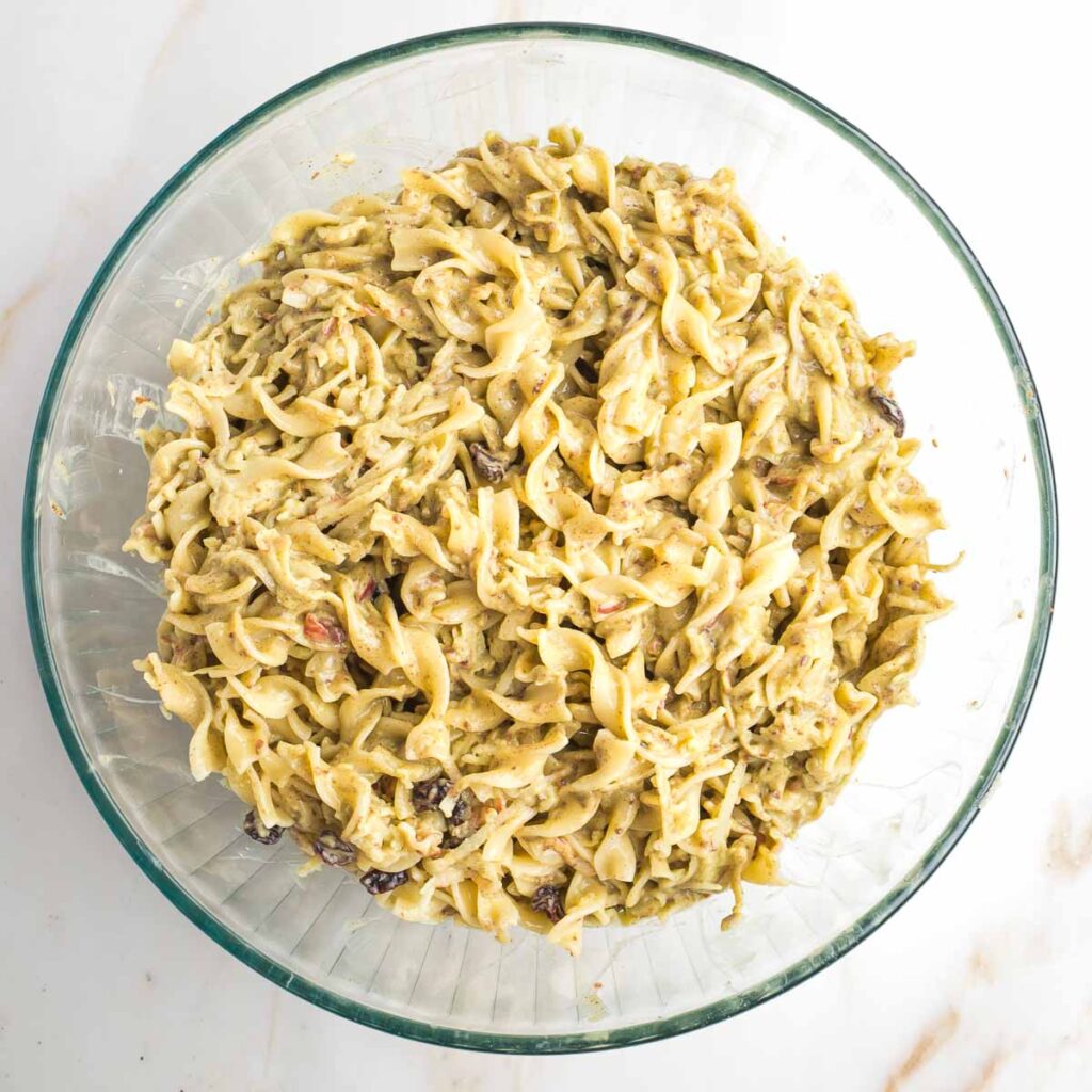 Dairy-free Apple Noodle Kugel Recipe - Debra Klein