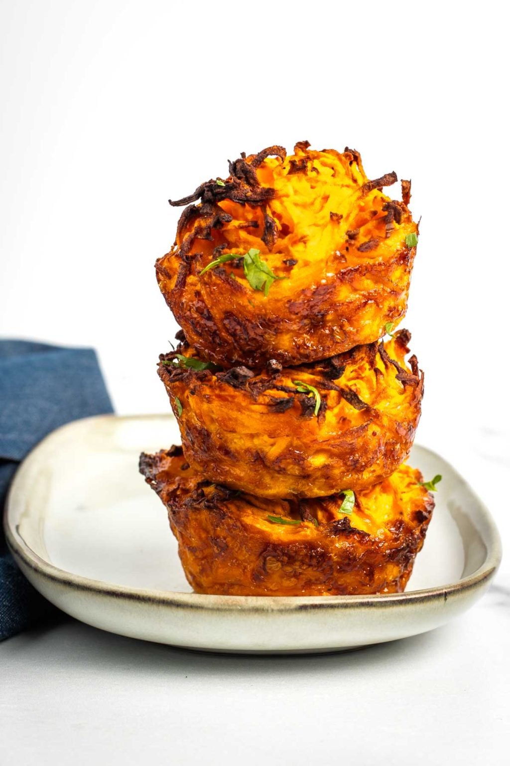 Individual Sweet Potato Kugel Cups - Debra Klein