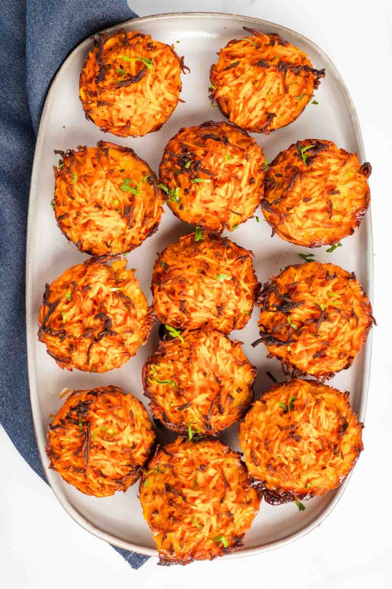 Individual Sweet Potato Kugel Cups - Debra Klein