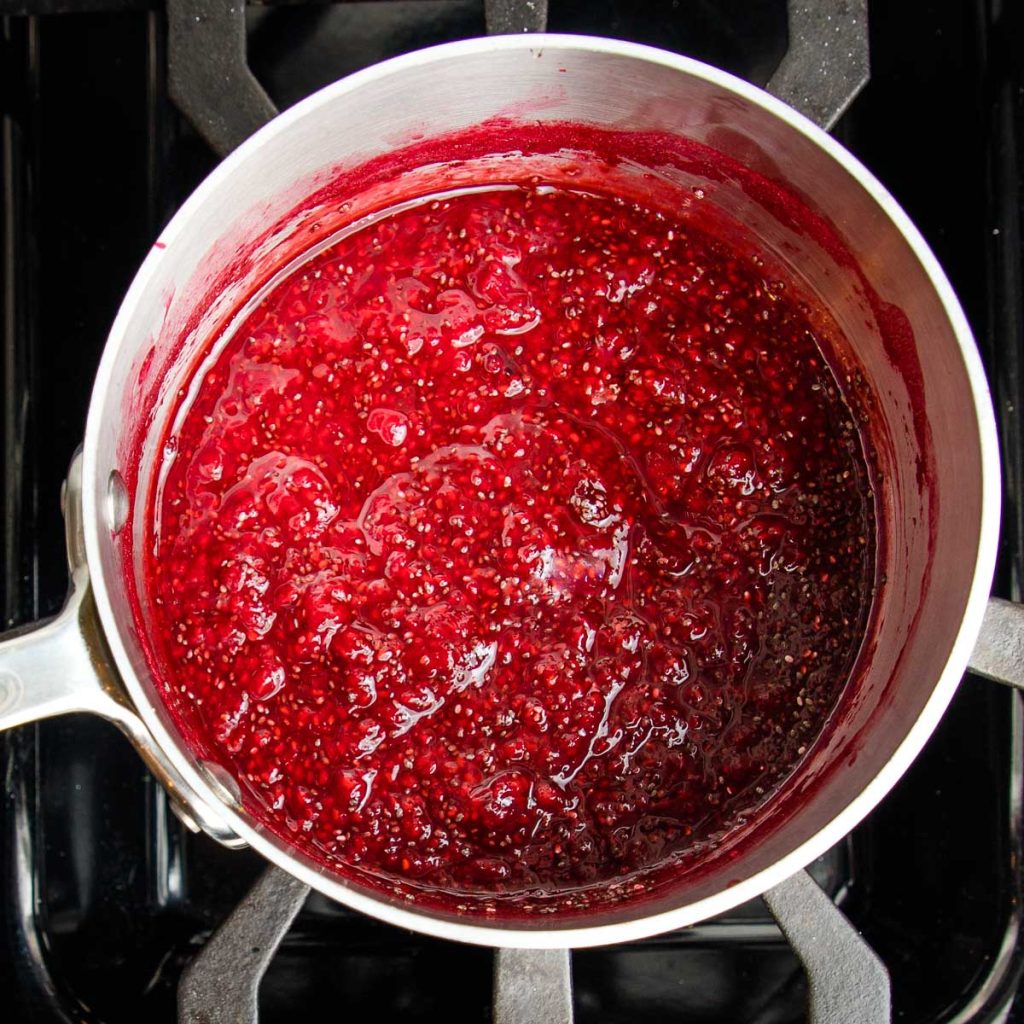 15-minute No Sugar Raspberry Chia Jam - Debra Klein